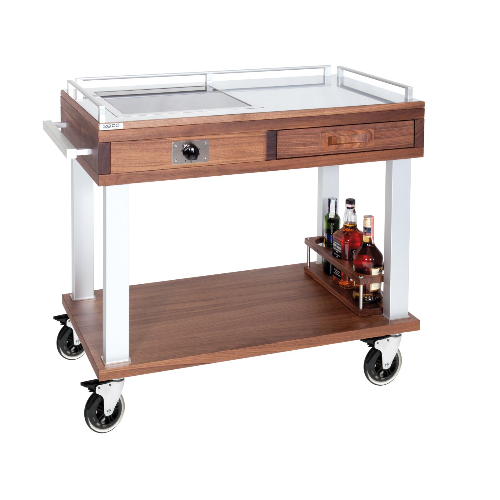 NATURE flambé trolley with induction stove (electric) | Ze Pé