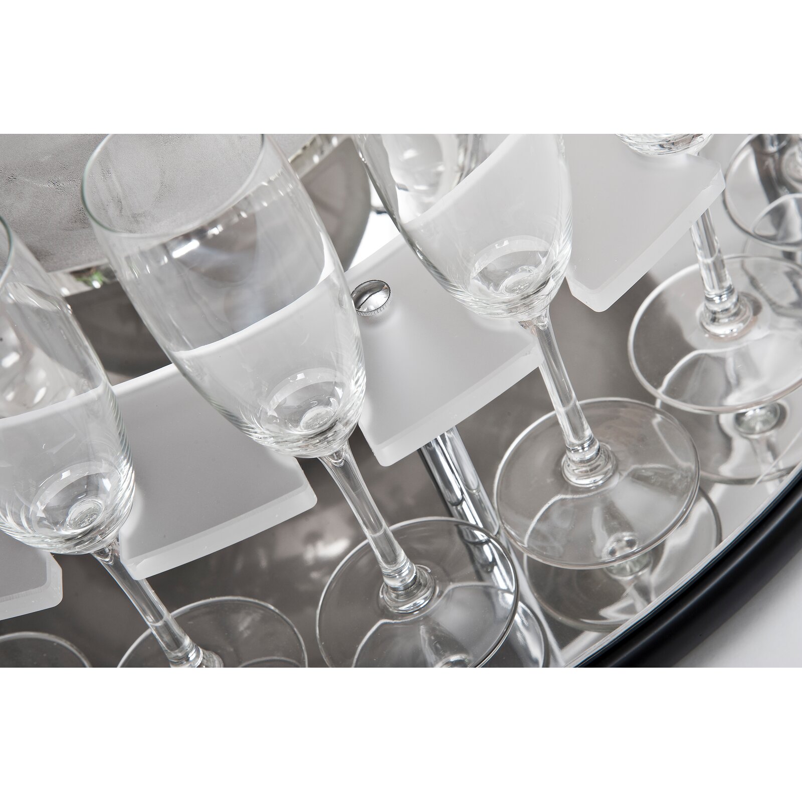 ROMA ROUND champagne & liquor trolley | Ze Pé